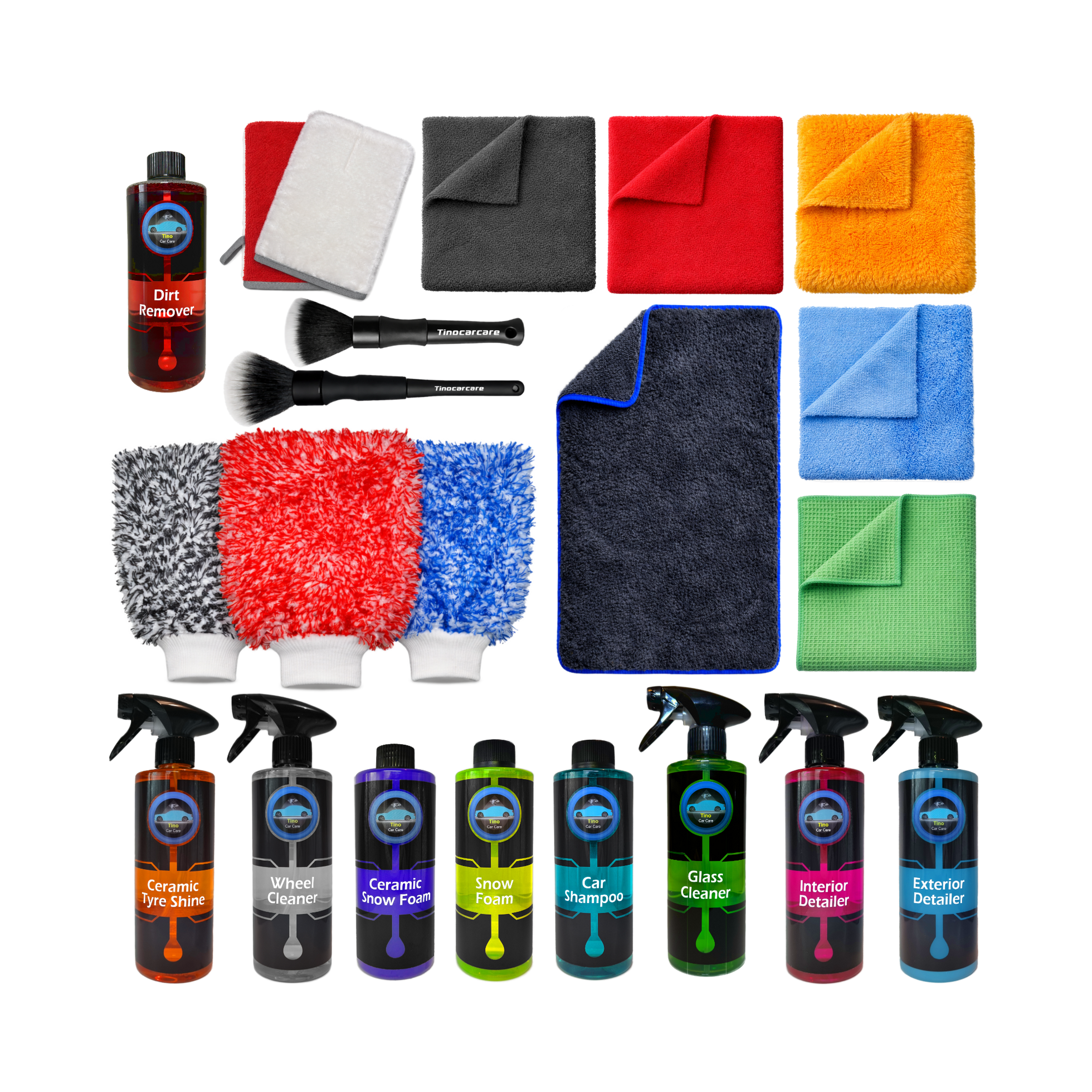 Tino Complete Car Cleaning Bundle - Premium Car Care Kit – Tino Car Care